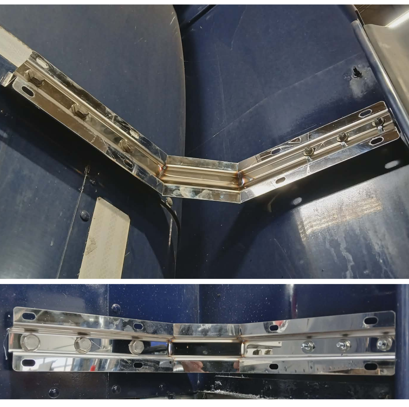 Kenworth Cab Bracket - Stainless Steel Side Extension – Spencer's Chrome